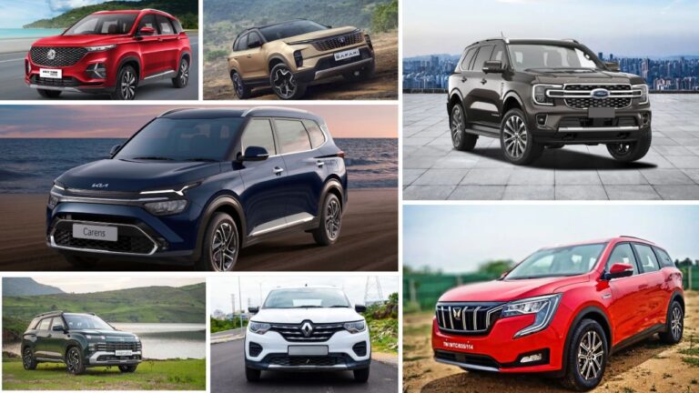 Best 7 Seater Cars in India 2025 – Spacious & Affordable